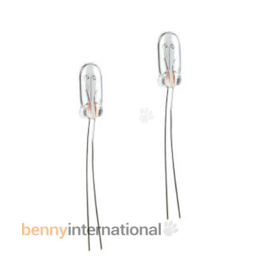 2x 28V 40mA Sub Miniature BULBS Globe Terminal Wire 5x12mm #SP2187 ...