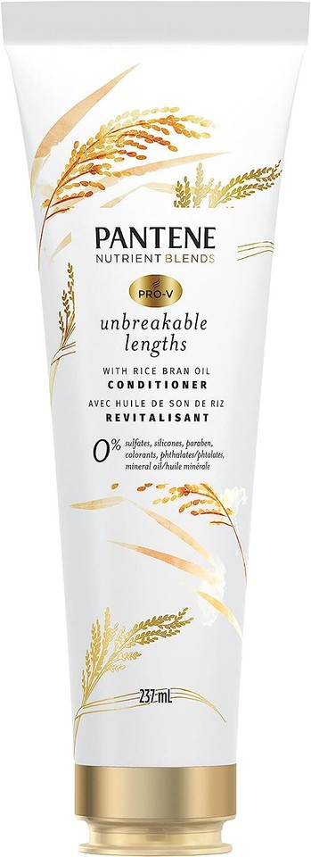 Pantene Sulfate Free Unbreakable Lengths With Rice Water Shampoo and ...