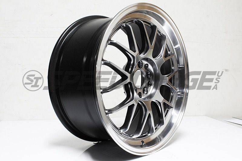 ROTA MXR WHEELS HYPER BLACK 18X8.5 +44 5X100 FITS AUDI VW SUBARU WRX | eBay