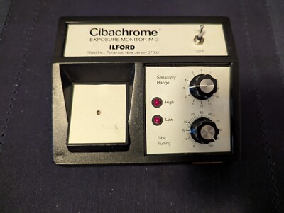 Vintage ILFORD Cibachrome Exposure Monitor M-3 Black & White Made In ...
