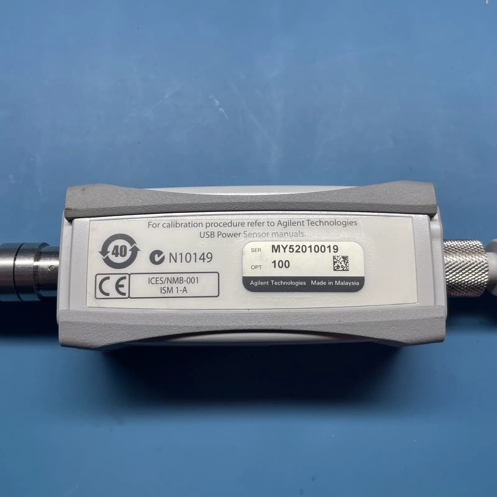 Agilent U2001A 10MHz to 6GHz USB RF OPT 100 Power Sensor for sale ...