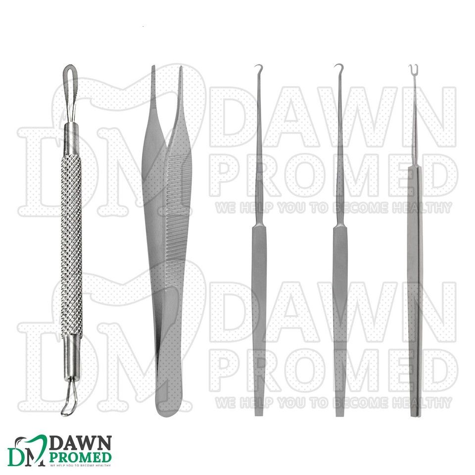 14 Pcs Custom Dermatology Instruments Set Stainless Steel German Grade ...