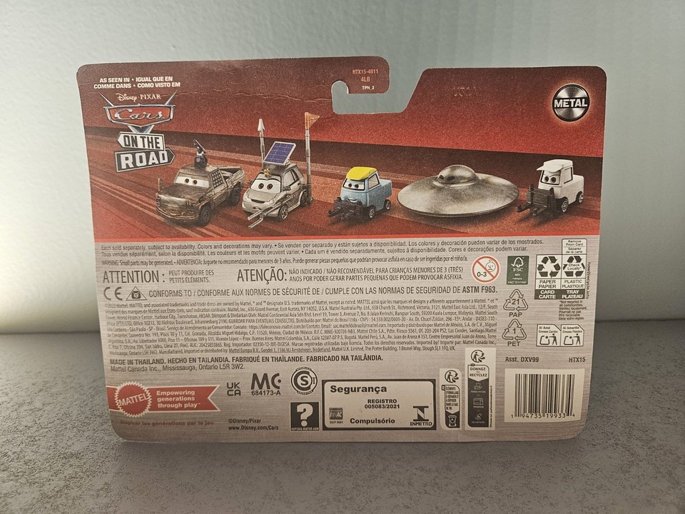 Disney Pixar Cars Nicole Revwell UFO Jessie Wheelin Movie Prop Diecast ...