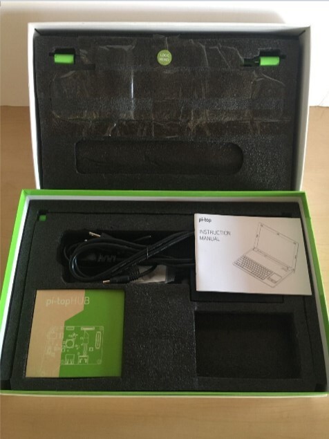 Pi-Top Laptop Development Kit, Keyboard - Green - USA 13.3in, PiTop Hub ...