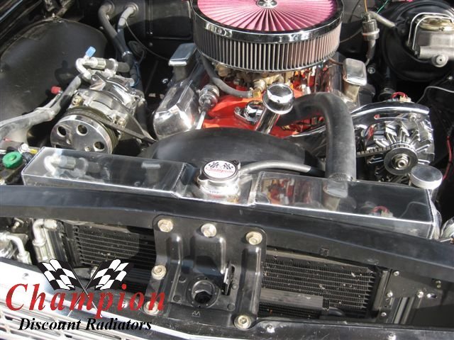 1964 1965 1966 1967 Chevy Chevelle 3 Row Core Champion Racing Radiator ...