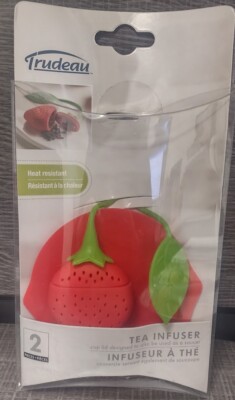 Trudeau Silicone Tea Infuser & Cup Lid Set (Various Colors) | eBay