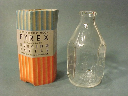 1930s ? Pyrex Glass Baby Bottle MINT | eBay