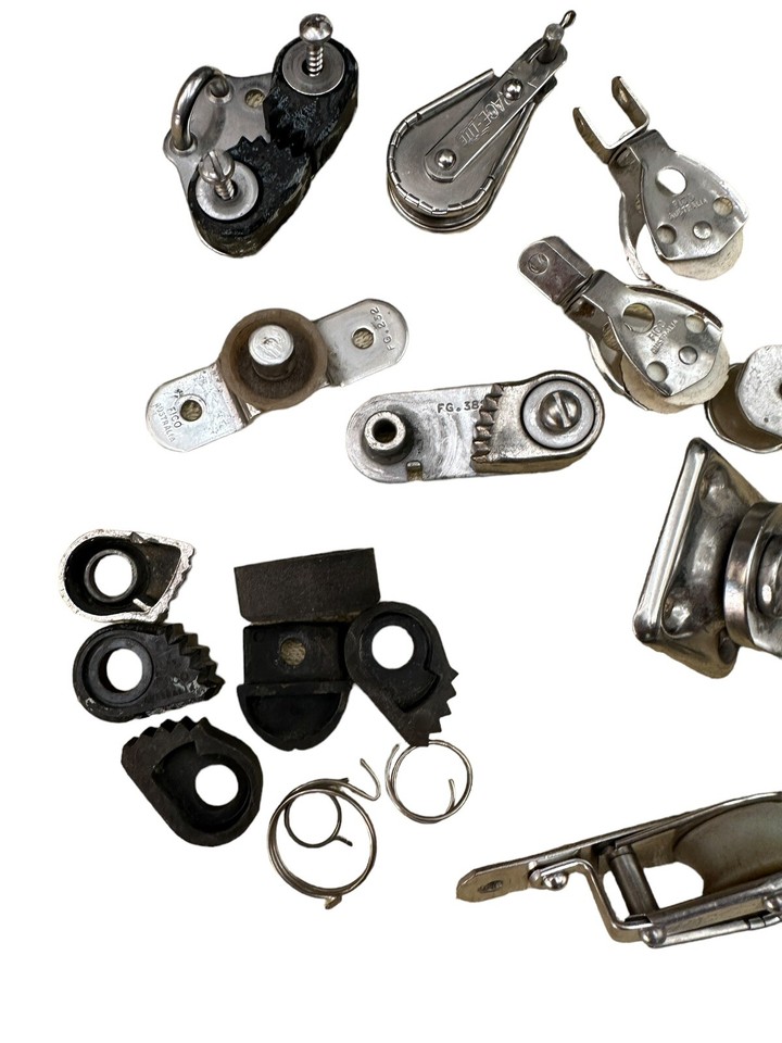 Lot of SAILBOAT RIGGING HARDWARE, STAINLESS STEEL, FICO, Race-lite | eBay