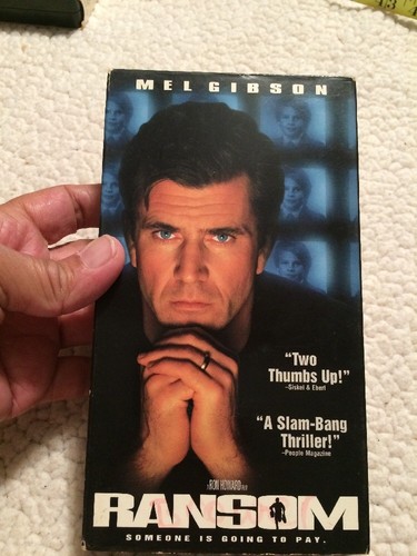 RANSOM (VHS, 1997) - Mel Gibson, Rene Russo, Gary Sinise, Delroy Lindo ...
