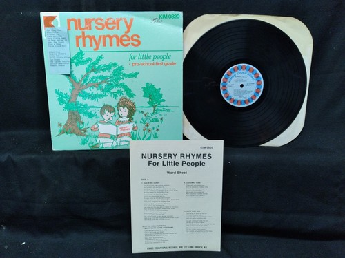 Nusery Rhymes For Little People vinyl LP KIMBO Ed. Records KIM 0820 ...
