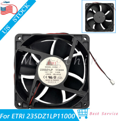 For ETRI 235DZ1LP11000 AC Axial Cooling Fan 2-Pin 12VDC 5.52W 120*120 ...