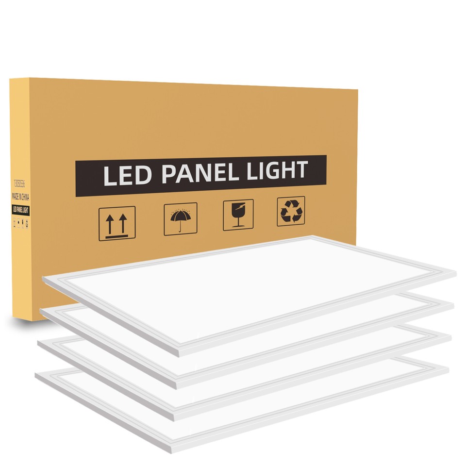 2x2 FT LED Flat Panel Light, 2x4 FT LED Panel Drop Ceiling Lights ...