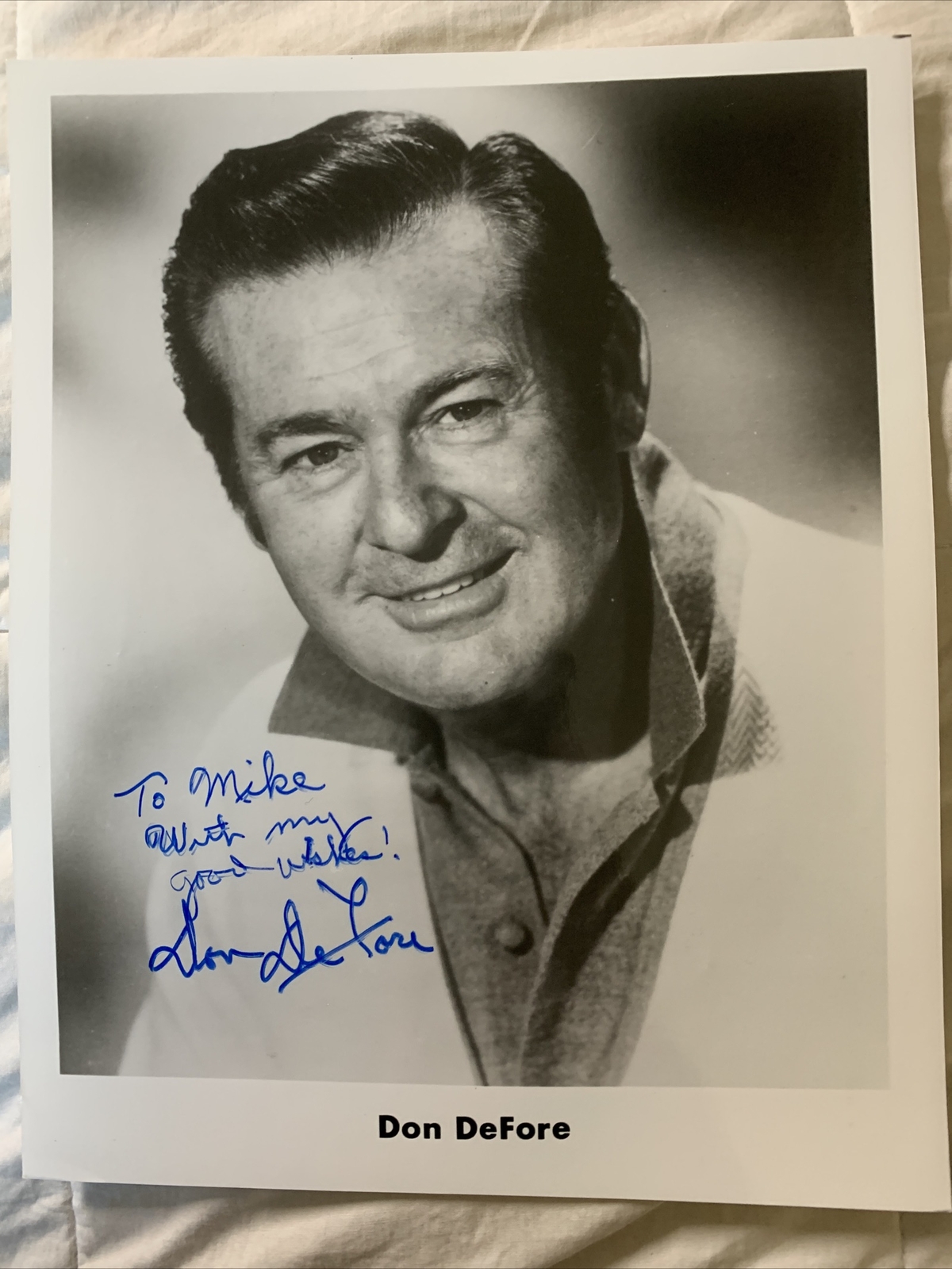 Don DeFore -Hazel TV Series Signed 8 X 10 Glossy In Person Autographed ...