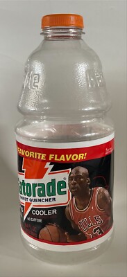 1992-93 MICHAEL JORDAN 64 OUNCE EMPTY GATORADE BOTTLE | eBay