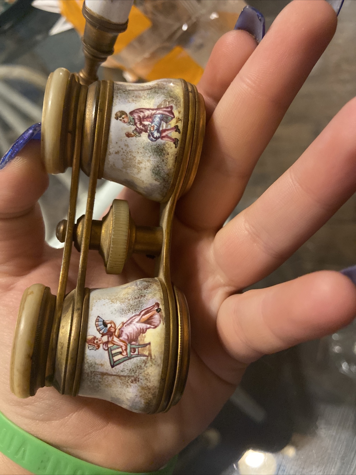 Antique opera glasses with handle 1902 Premier Paris. | eBay