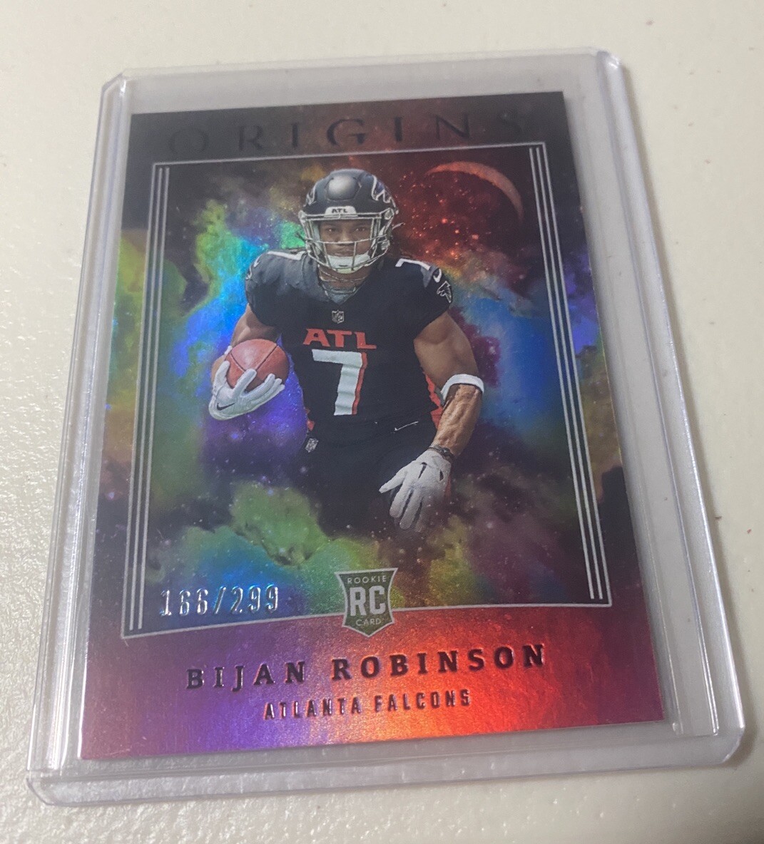 2023 Panini Origins - Rookies Holo Red #107 Bijan Robinson /299 (RC ...