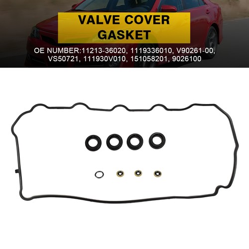 Engine Valve Gasket Cover Seal Set 11213-36020 For 2010-2017 Toyota ...