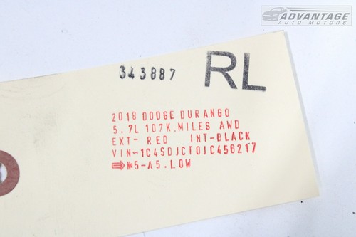 2018-2025 DODGE DURANGO AWD REAR LEFT SIDE LATERAL LINK CONTROL ARM OEM ...