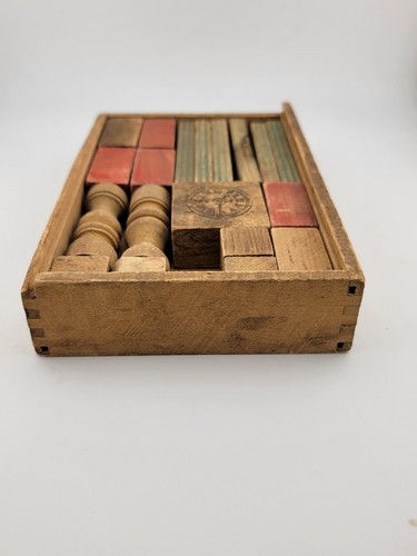 Antique Set Of Architectural Building Blocks "One Set A" C 1890. Made ...