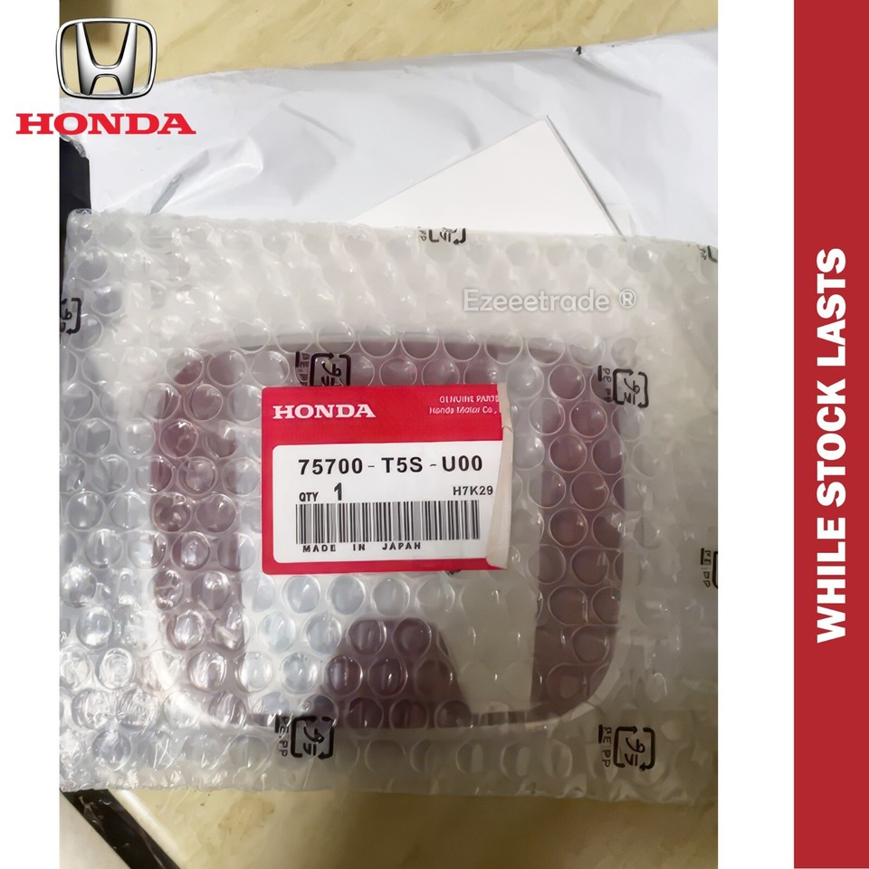 Honda Red Emblem Badge for Honda Civic Accord CRV HRV Jazz Front Rear ...