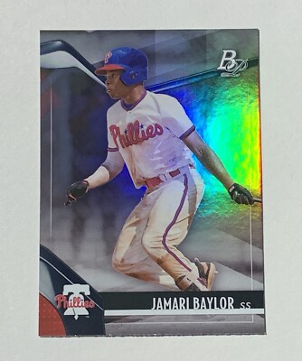 2021 Bowman Platinum Jamari Baylor Top Prospects #TOP-63 Philadelphia Phillies | eBay