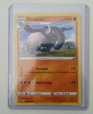 Pokémon TCG Silver Tempest: Donphan (092/195) - Uncommon - Near Mint | eBay