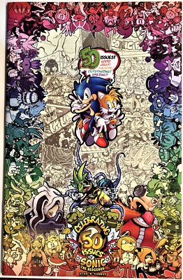 SONIC The HEDGEHOG Comic Book IDW #50 Cover D April 2022 Bagged ...