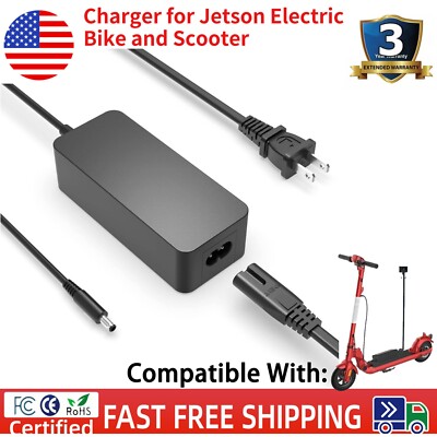 42V Charger fr Jetson Electric Bike and Scooter (Bolt/Bolt Pro/Eris Pro ...