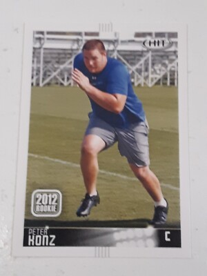 Peter Konz Wisconsin Badgers Atlanta Falcons 2012 Sage Hit Rookie Card ...