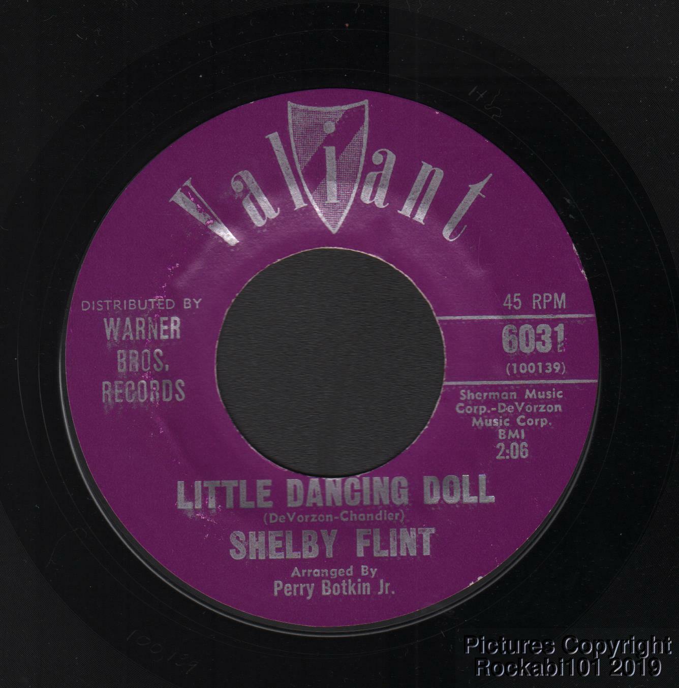 Hear 1963 Shelby Flint Pop Vocal Little Dancing Doll / It Really Wouldn ...