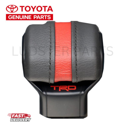 24 - 26 TOYOTA TACOMA TRD PRO SHIFTER KNOB BLACK & RED OEM BRAND NEW | eBay