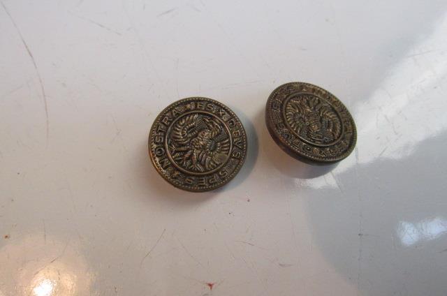 Uniform 2 Buttons - Es Devs Spes Nostra Teutonic Eagle Hessian Military ...