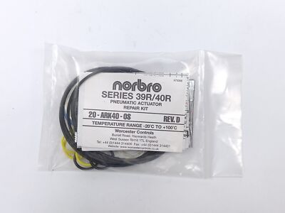 Norbro 20-ARK40-0S Pneumatic Actuator Repair Kit Rev.D | eBay