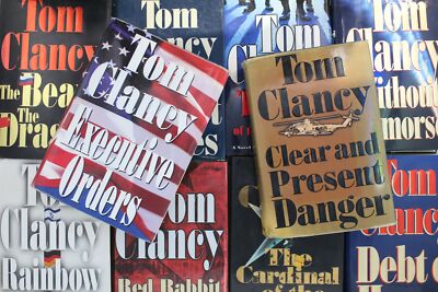 Lot of 10 Tom Clancy Thriller Hardcover Books MIX | eBay