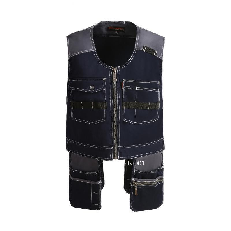 Tool Vest Technician Workwear Multi Pocket Electrician Carpenter ...