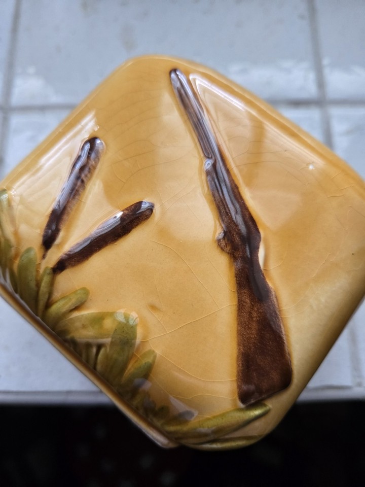 Sylvac Cigarette Ash Tray Collectable Riffle Image and Ducks. VGC | eBay UK