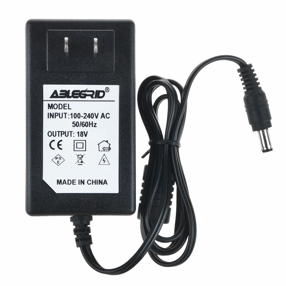18V AC Adapter For Dunlop ECB009 Fits MXR Iso-Brick 18-Volt Charger ...