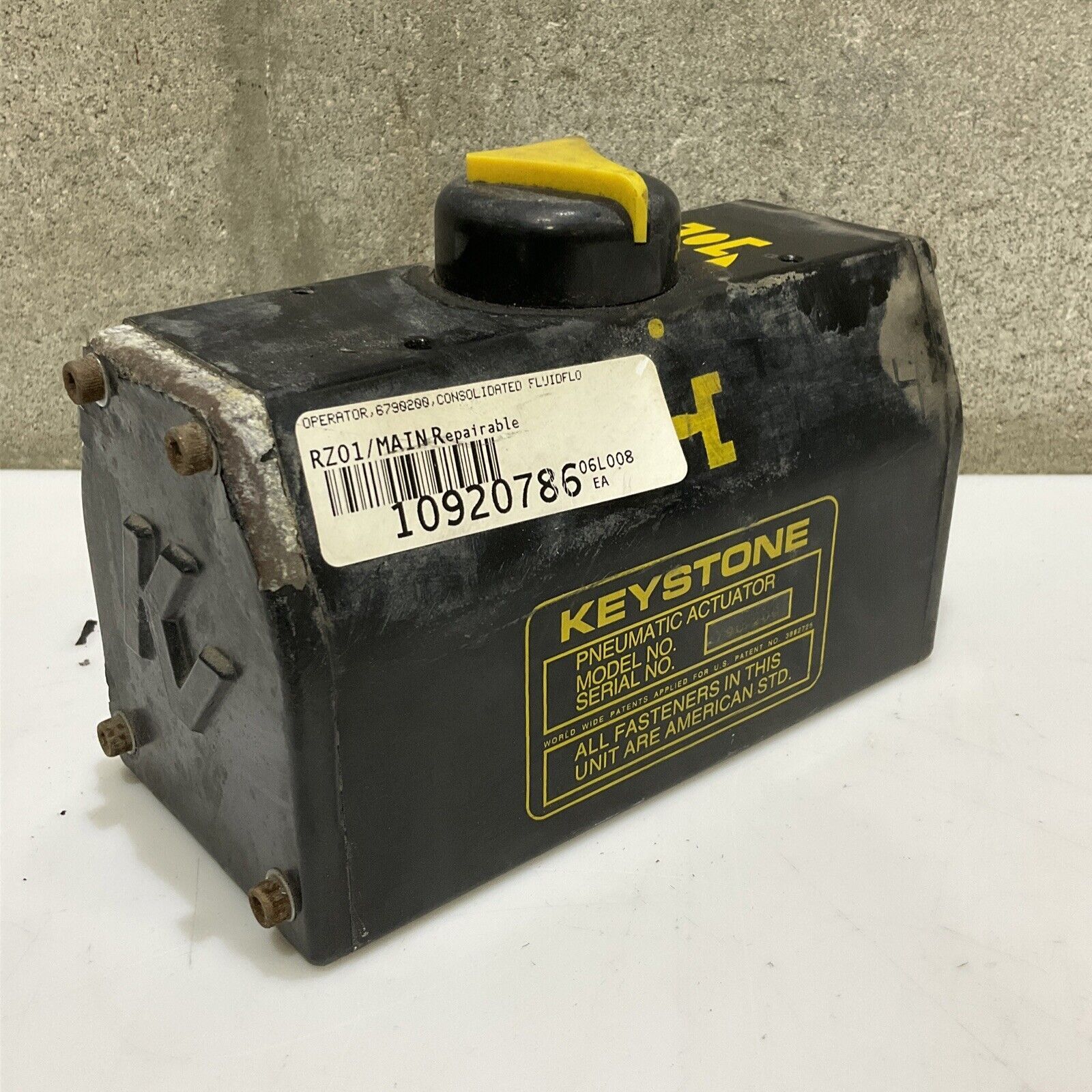 KEYSTONE 790-200 CONSOLIDATED FLUIDFLO OPERATOR 678 | eBay