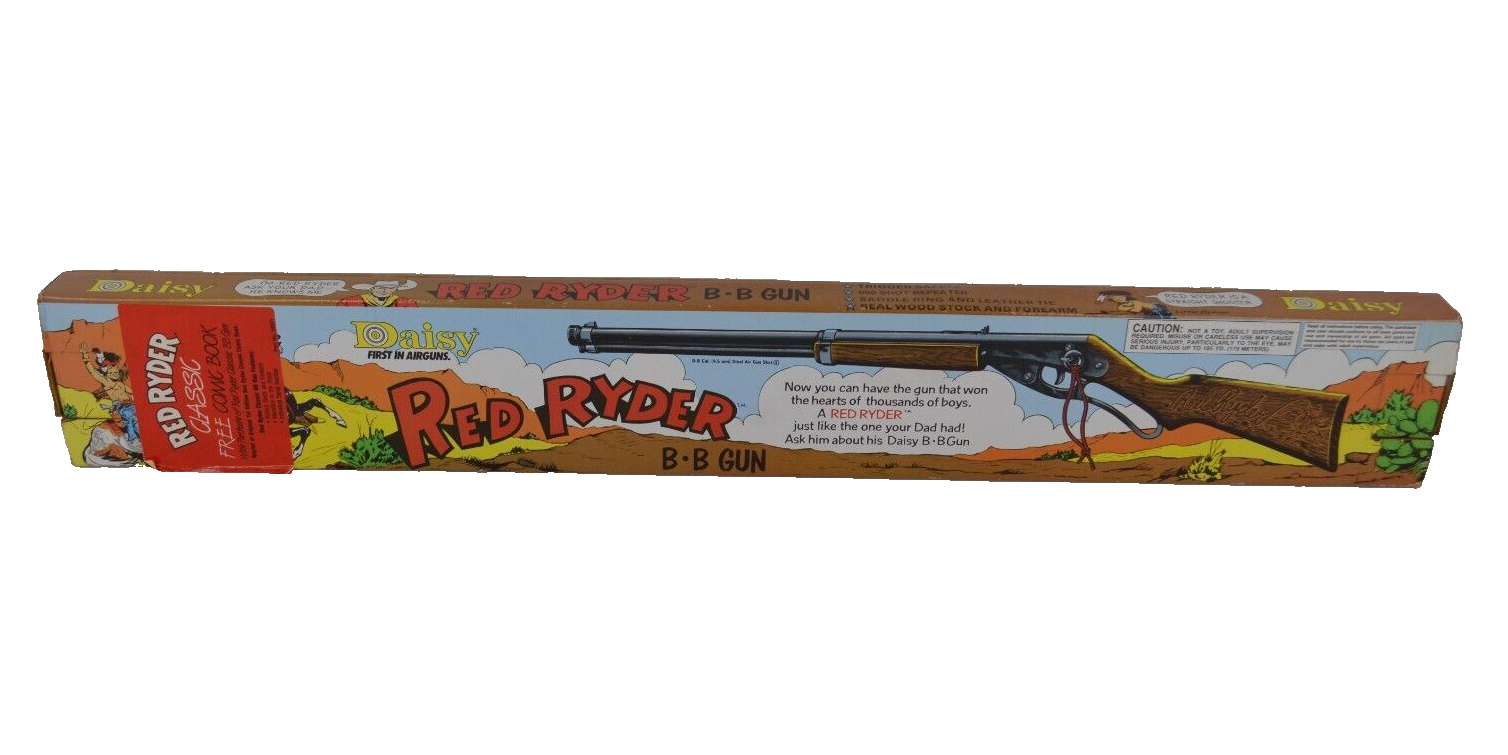 1988 Daisy Red Ryder Classic BB Gun BOX ONLY Rider 1938B Lever Action ...