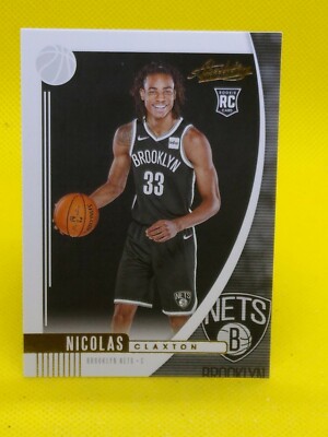 Nicolas Claxton 2019-20 Absolute ROOKIE #98 Georgia Bulldogs Brooklyn ...