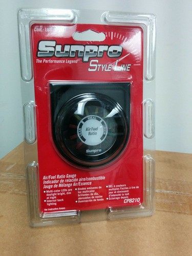 NEW Lot of 6 Sunpro Style Line Air/Fuel Ratio Gauge CP8210 air fuel ...