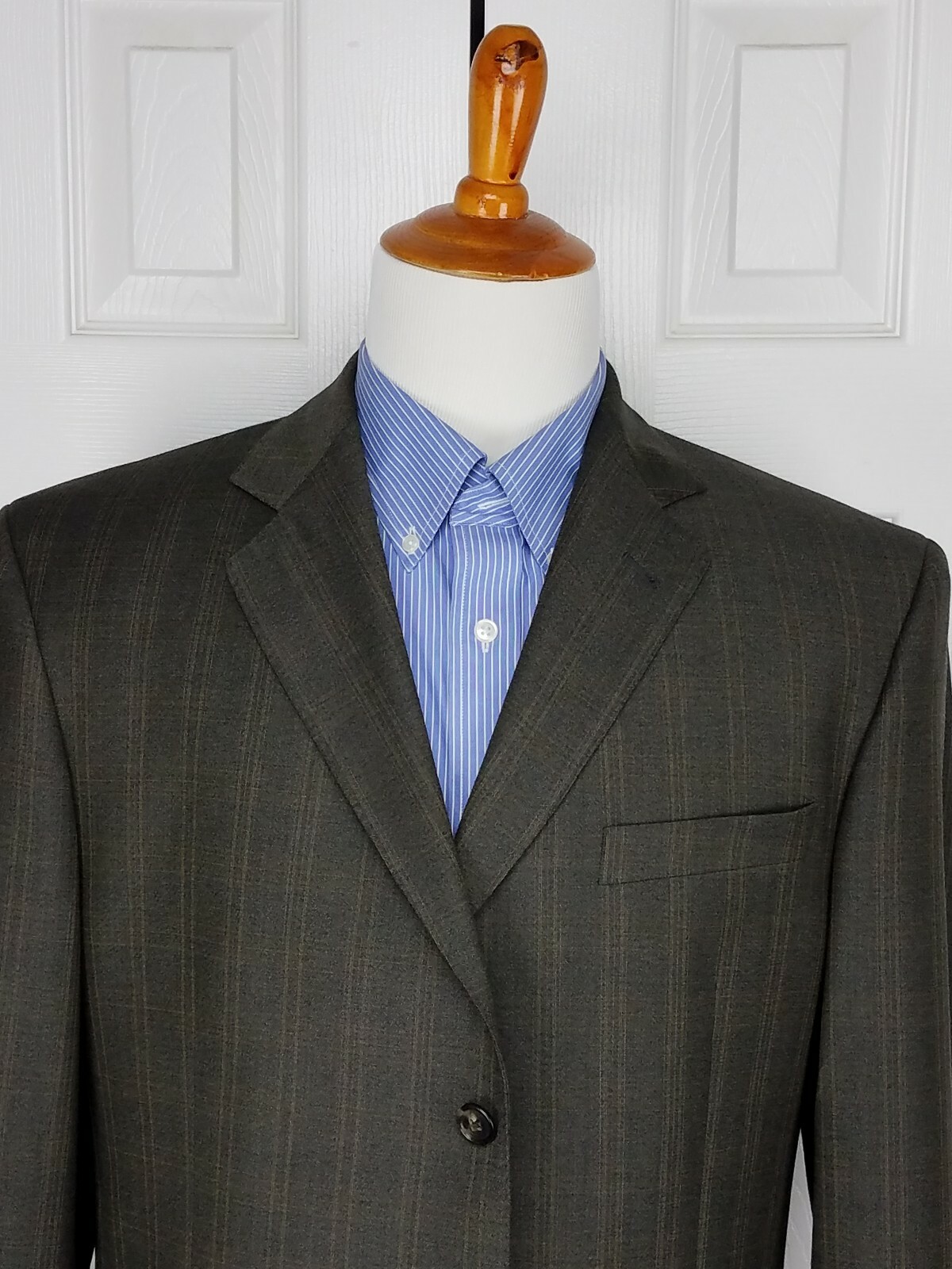 NOBILE Mens Striped Blazer Sports Coat Suit Jacket Size 44L Made in ...