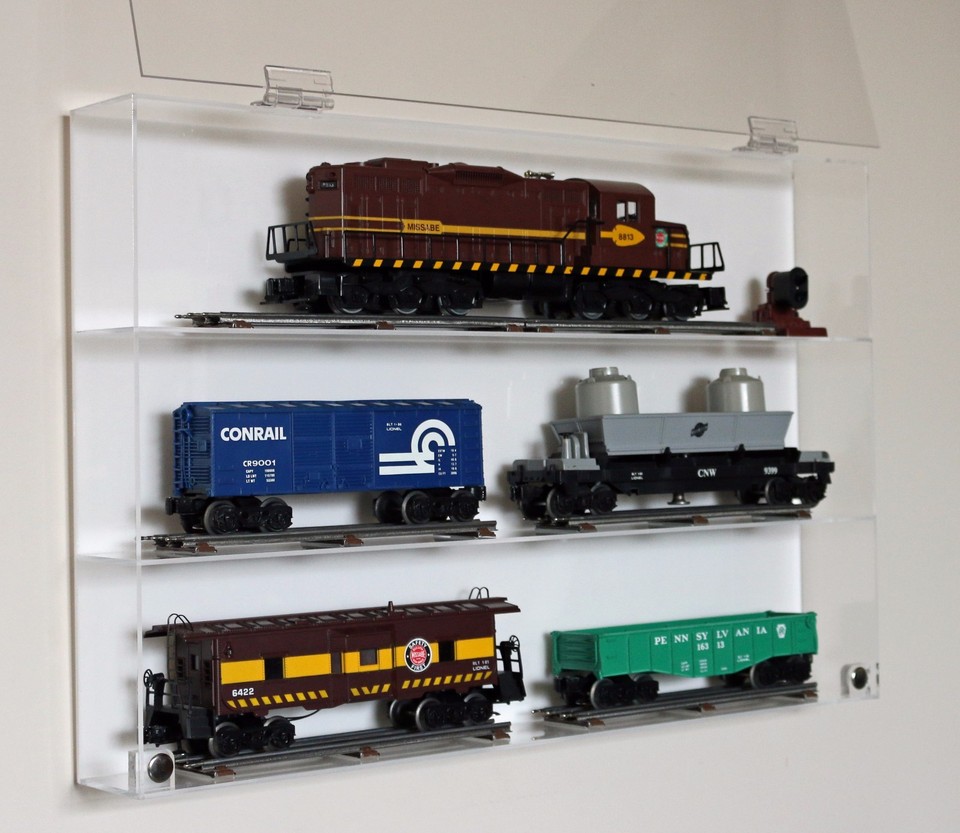 Collectors Showcase - Premium Display Case for Lionel Model Trains ...