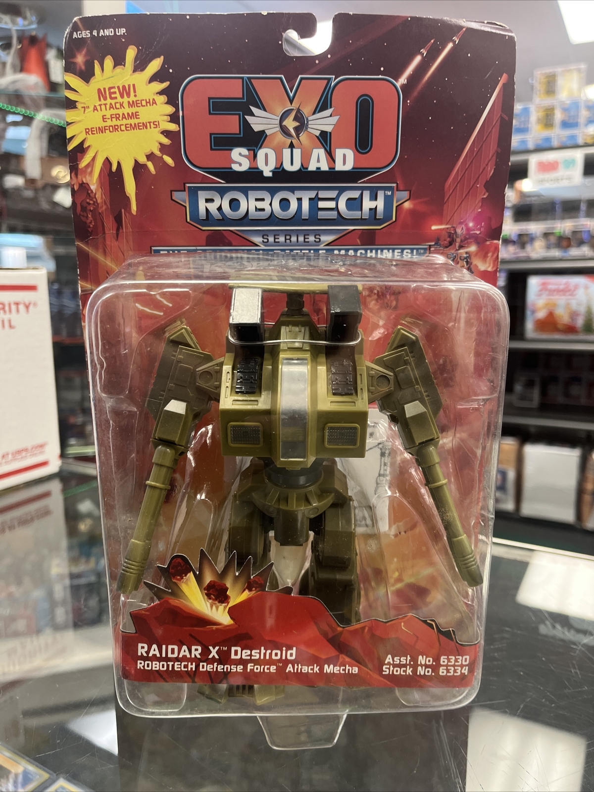 ExoSquad Robotech Series Raidar X Destroid E-Frame Reinforcements New