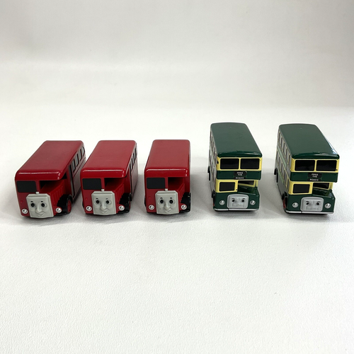 Thomas & Friends Trackmaster Motorized Tomy Bertie & Green Bulgy Bus ...