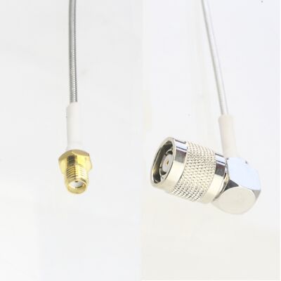 Cable RP-TNC male RA to SMA female RG405 .086" Flexible Semi-Rigid ...