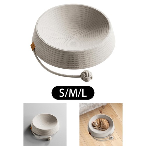 Round Cat Scratcher Couch Training Toy Furniture Protector Round Bowl ...