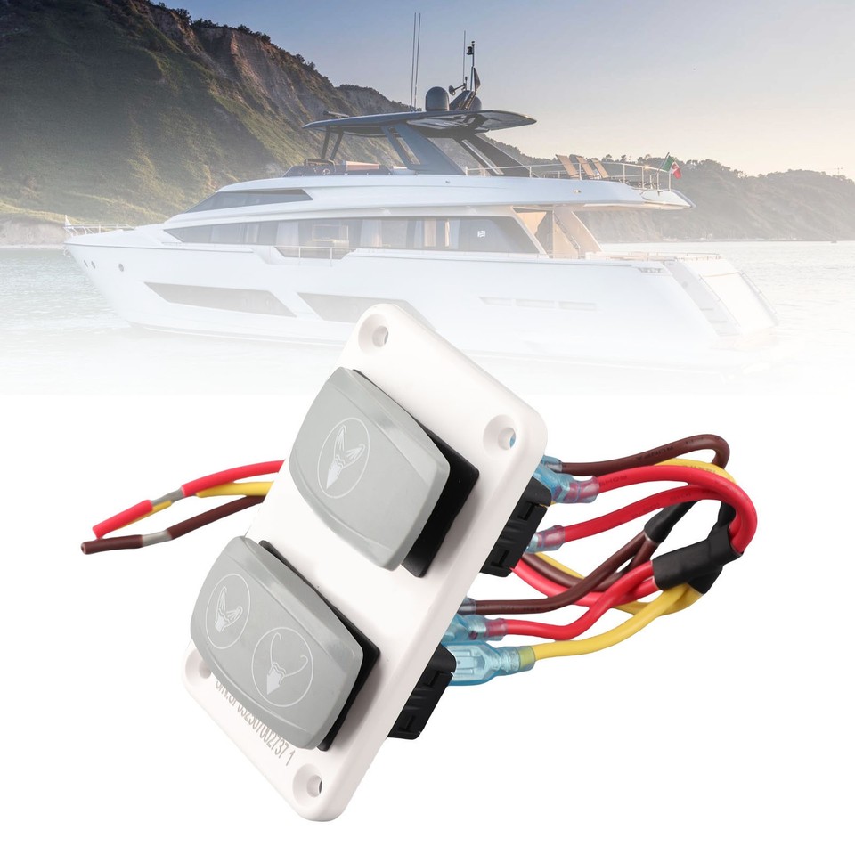 DC12V 24V Marine Toilet Control Panel Switch 3 Way RV Boats Toilet ...