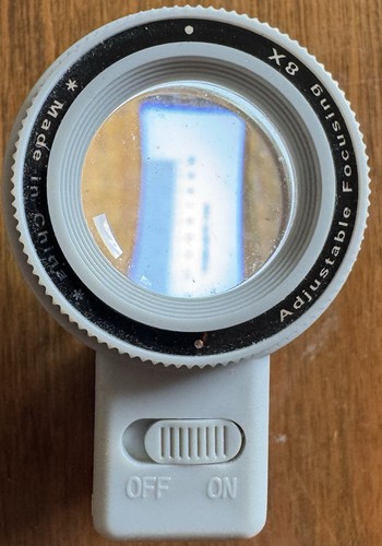 Unbranded, Adjustable Focusing 8x Viewer, W/ Light, Good Condition | eBay