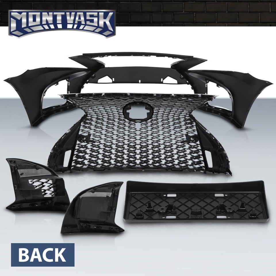 Front Bumper Conversion to 18+ LS F-Sport Style Fit For 07-09 Lexus ...